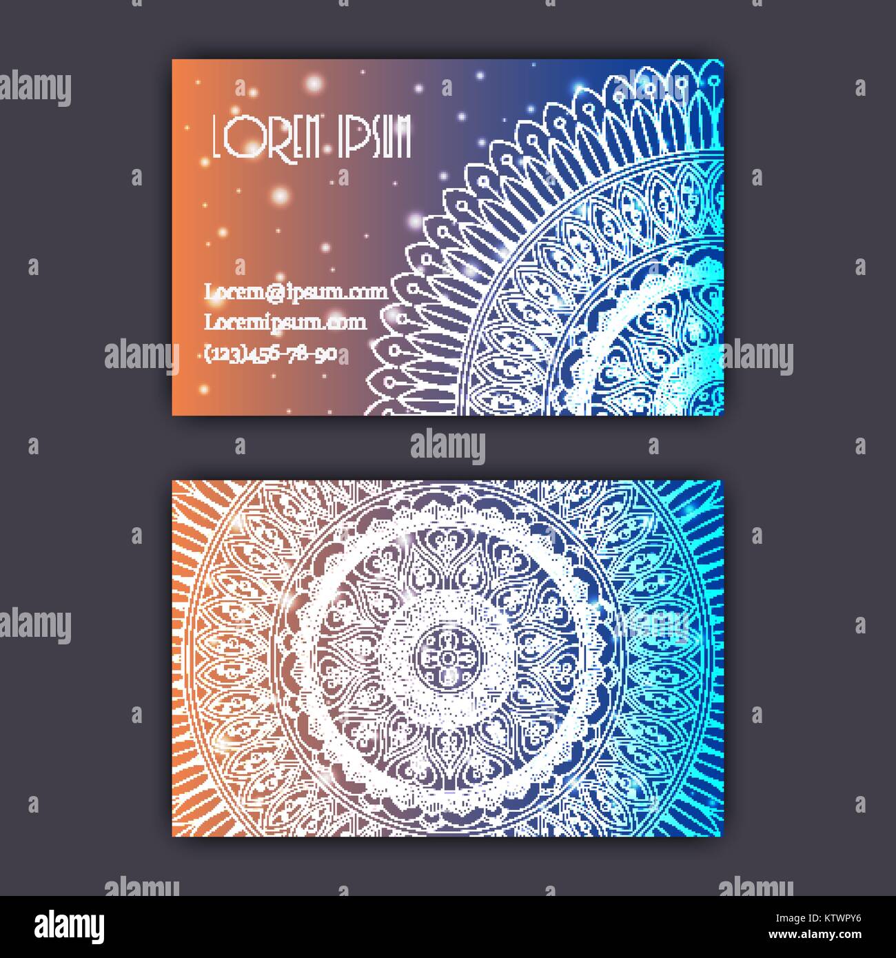 Visiting card design vector hi-res stock photography and images - Alamy