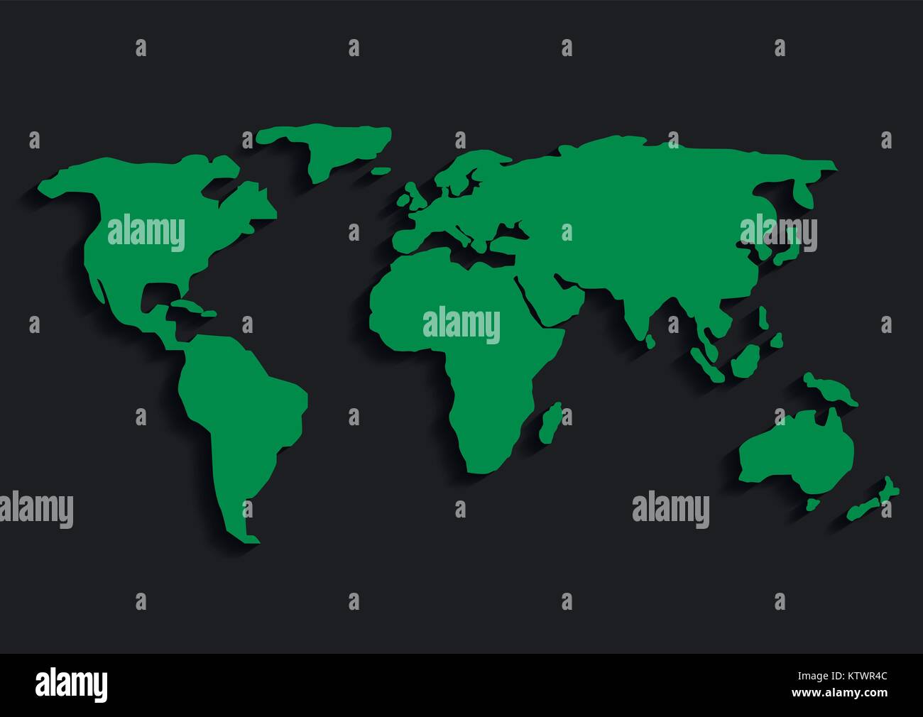 World map Stock Vector Images - Alamy