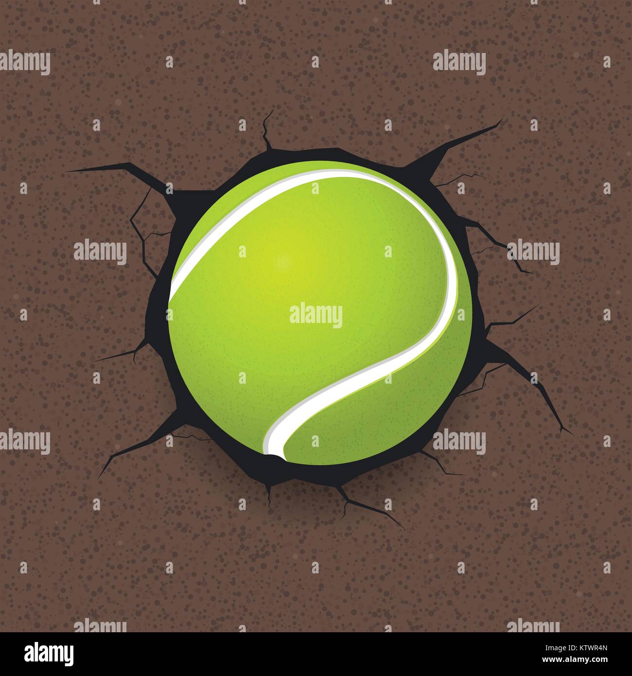 Crack wall Stock Vector Images - Alamy