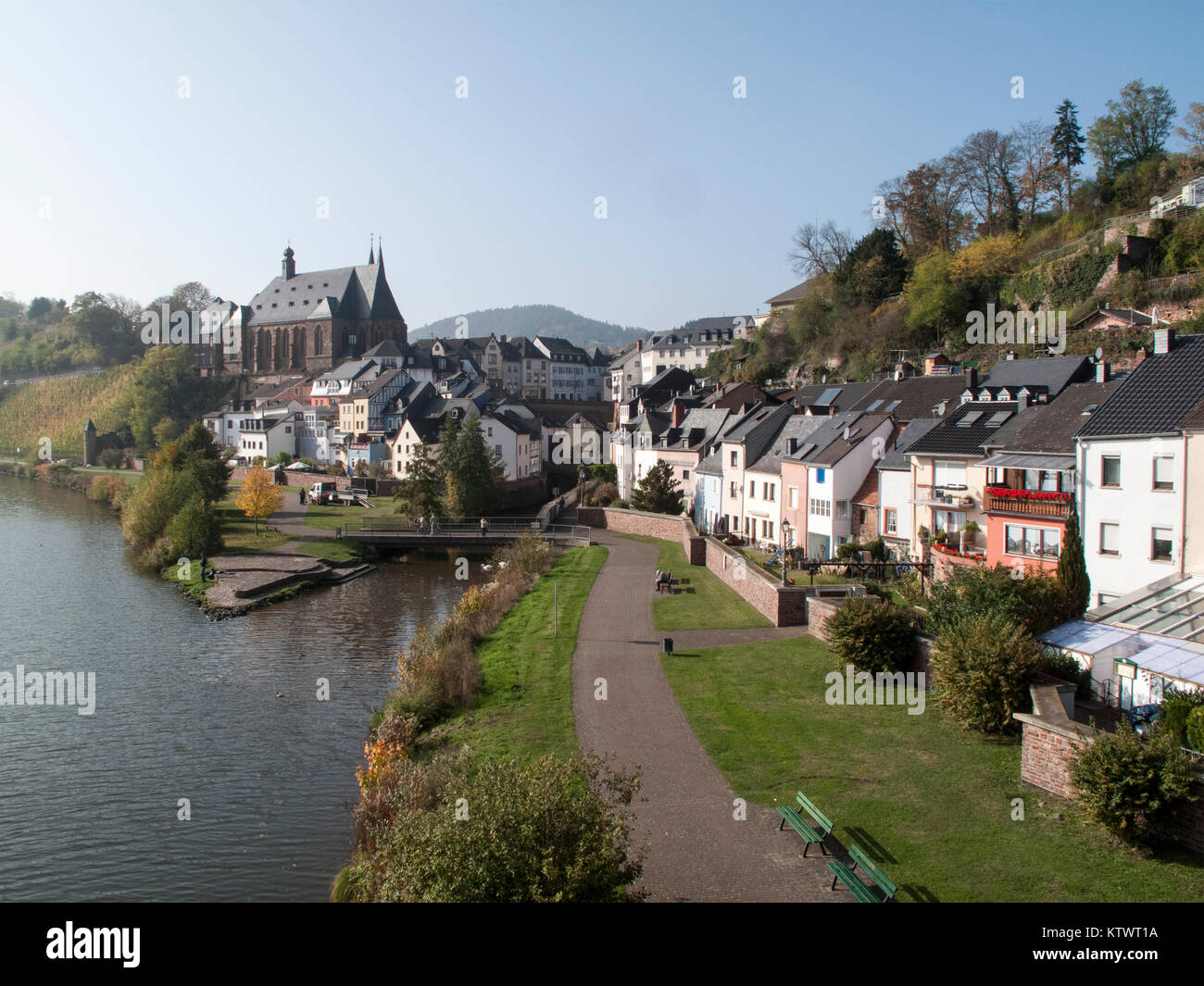 Saarburg in Germany Stock Photo - Alamy