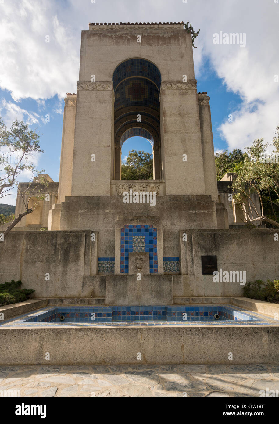 Wrigley memorial and botanic gardens on Catalina Island Stock Photo - Alamy