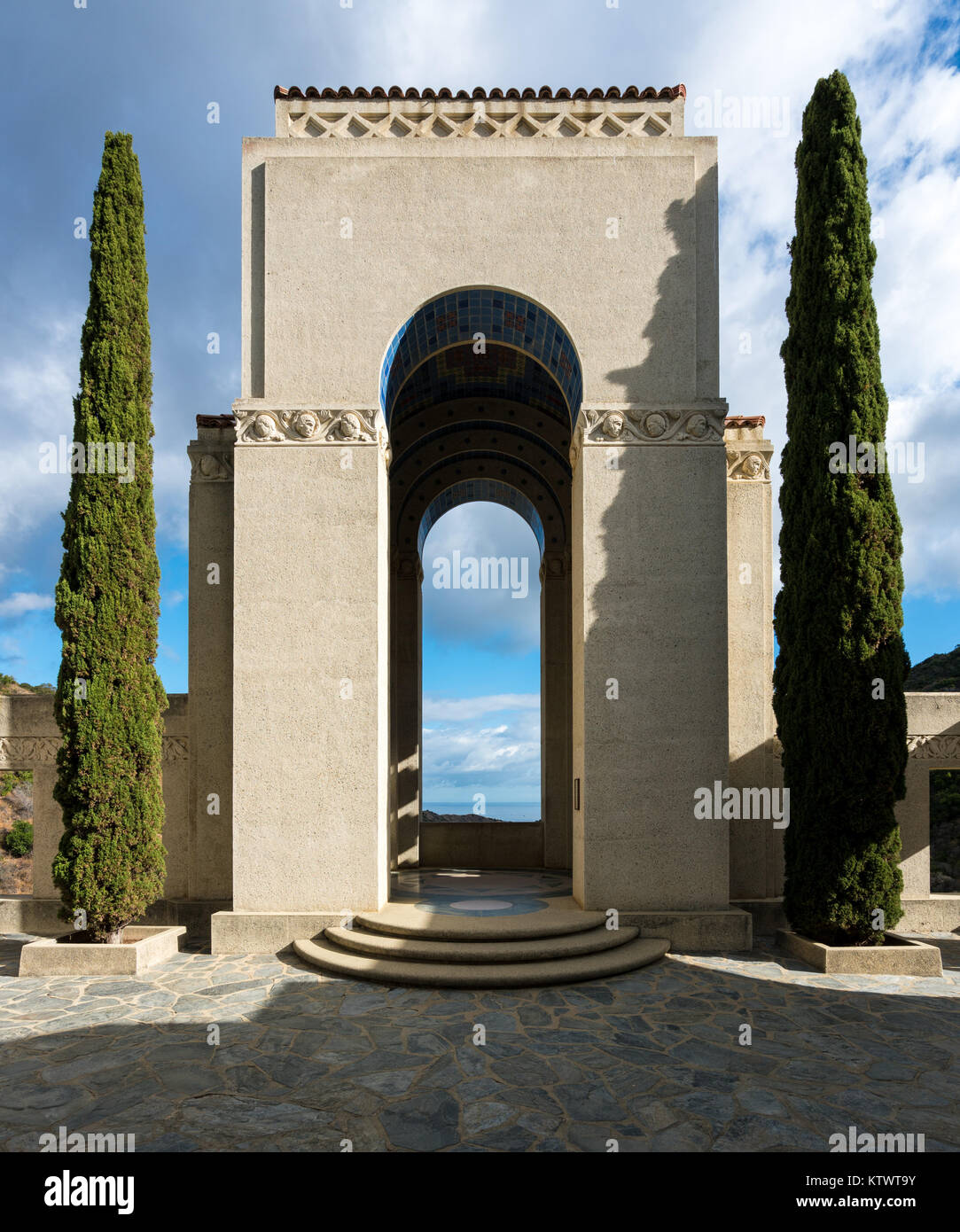 Wrigley memorial and botanic gardens on Catalina Island Stock Photo - Alamy