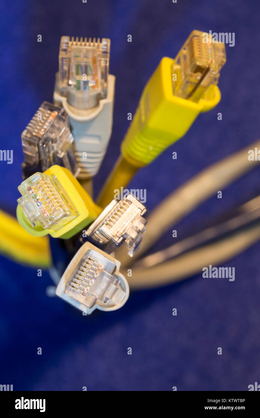 Network cables hi-res stock photography and images - Alamy