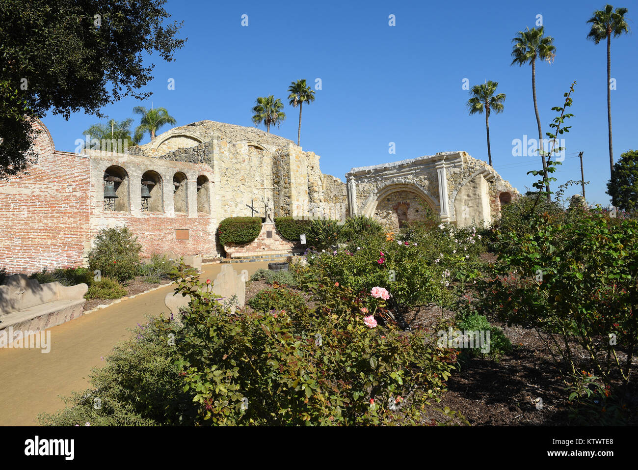 Mission San Juan Capistrano Statue High Resolution Stock Photography ...