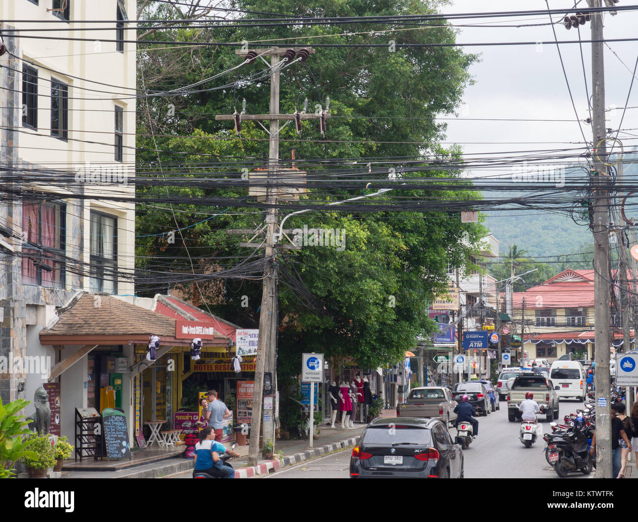 Koh Samui Street Stock Photo - Alamy