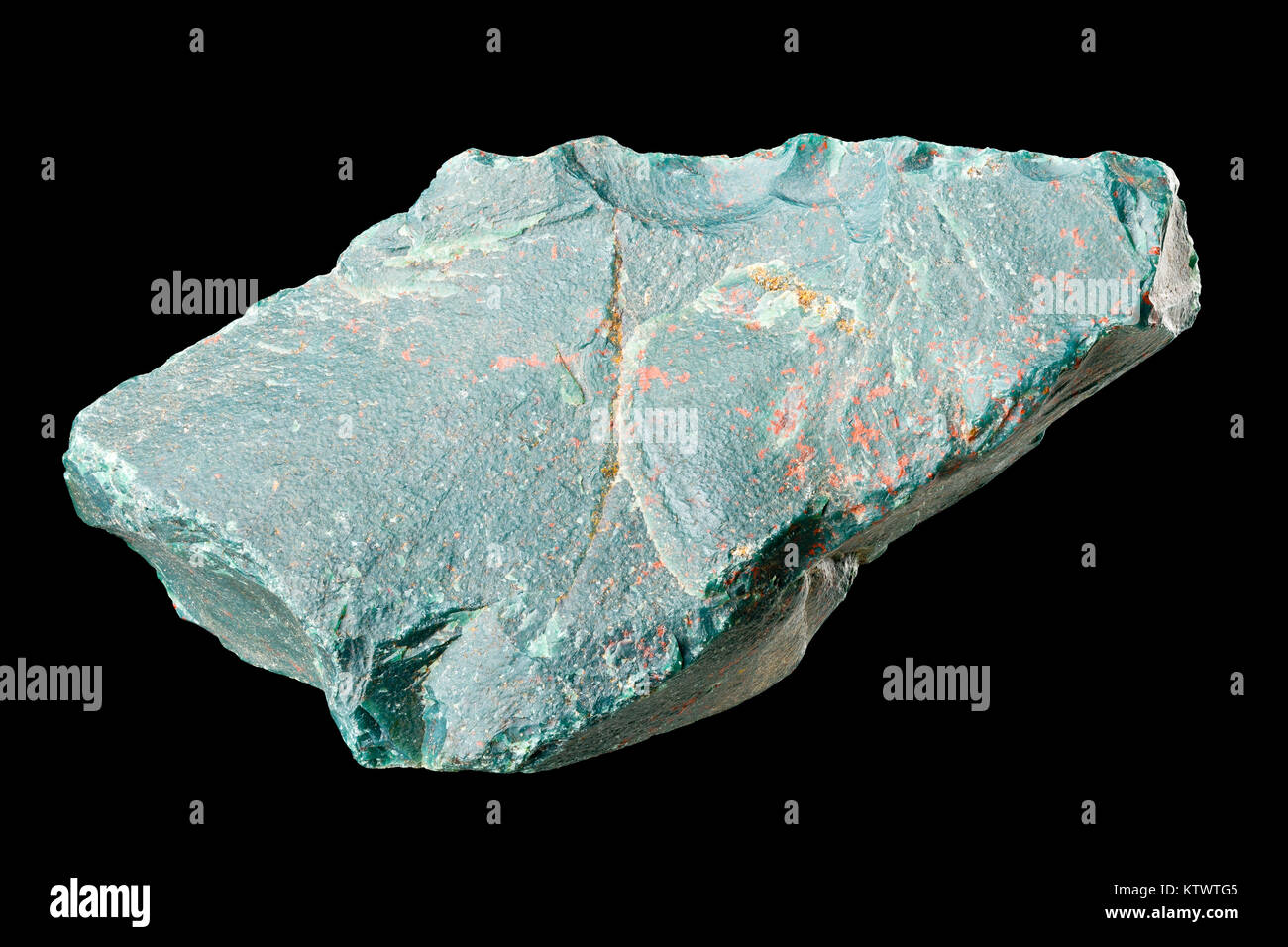 Uncut, raw jasper from Brasil isolated on black background Stock Photo ...