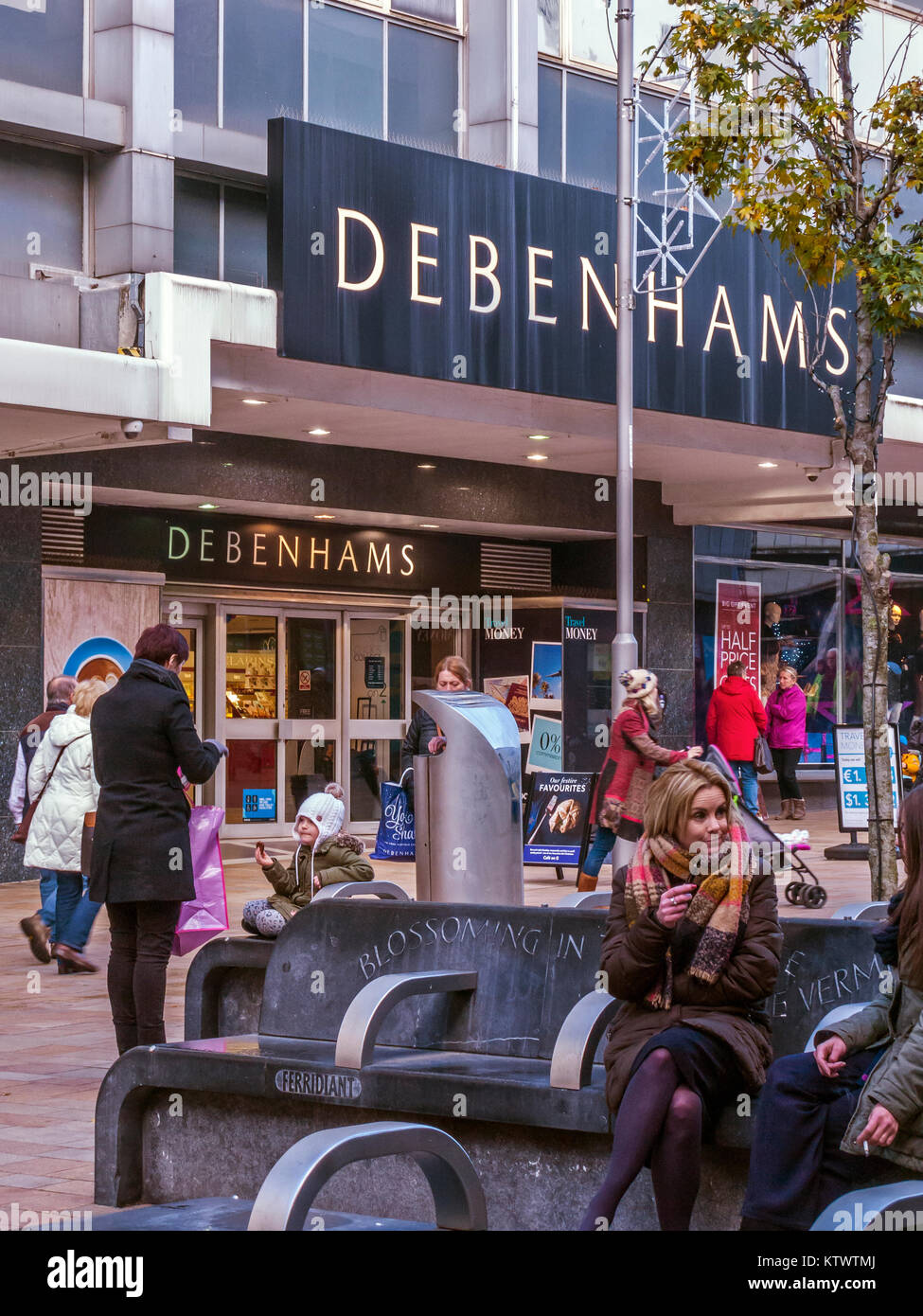 Debenhams Store, The Moor, Sheffield Stock Photo - Alamy