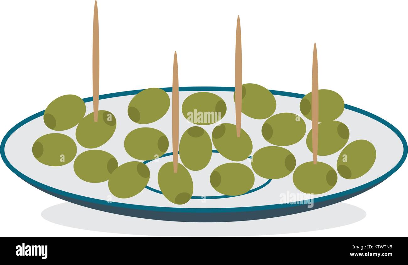 Olive wood plate Stock Vector Images - Alamy