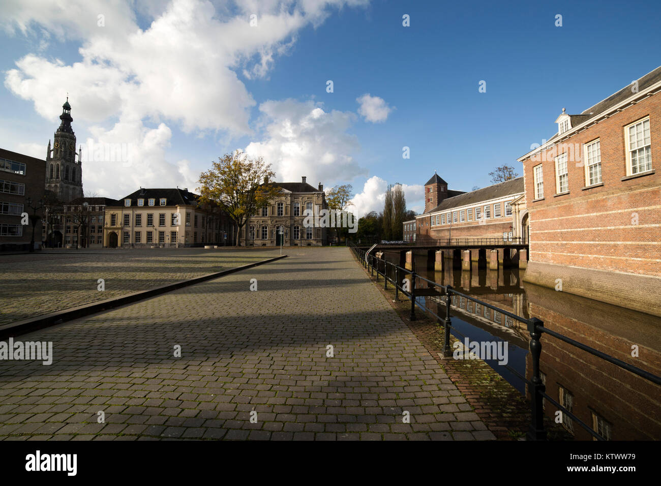 The castle (Kasteel van Breda) in Breda, the Netherlands. The fortress ...