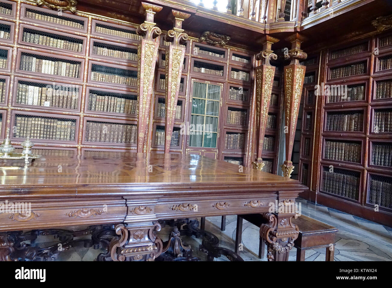 Coimbra Portugal,historic centre,University of Coimbra,Joanina Library ...