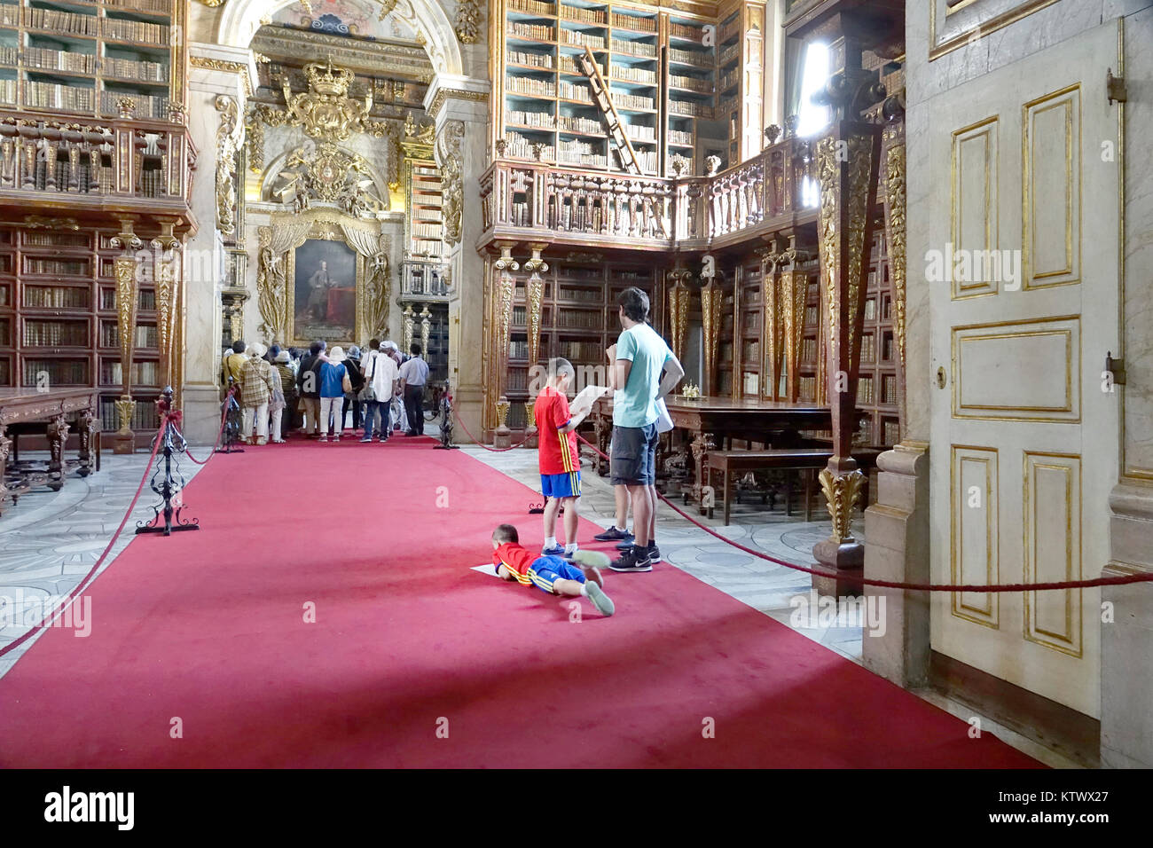 Coimbra Portugal,historic centre,University of Coimbra,Joanina Library ...
