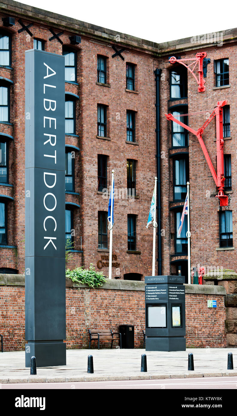 The Albert Dock located within Liverpool's UNESCO World Heritage Site ...