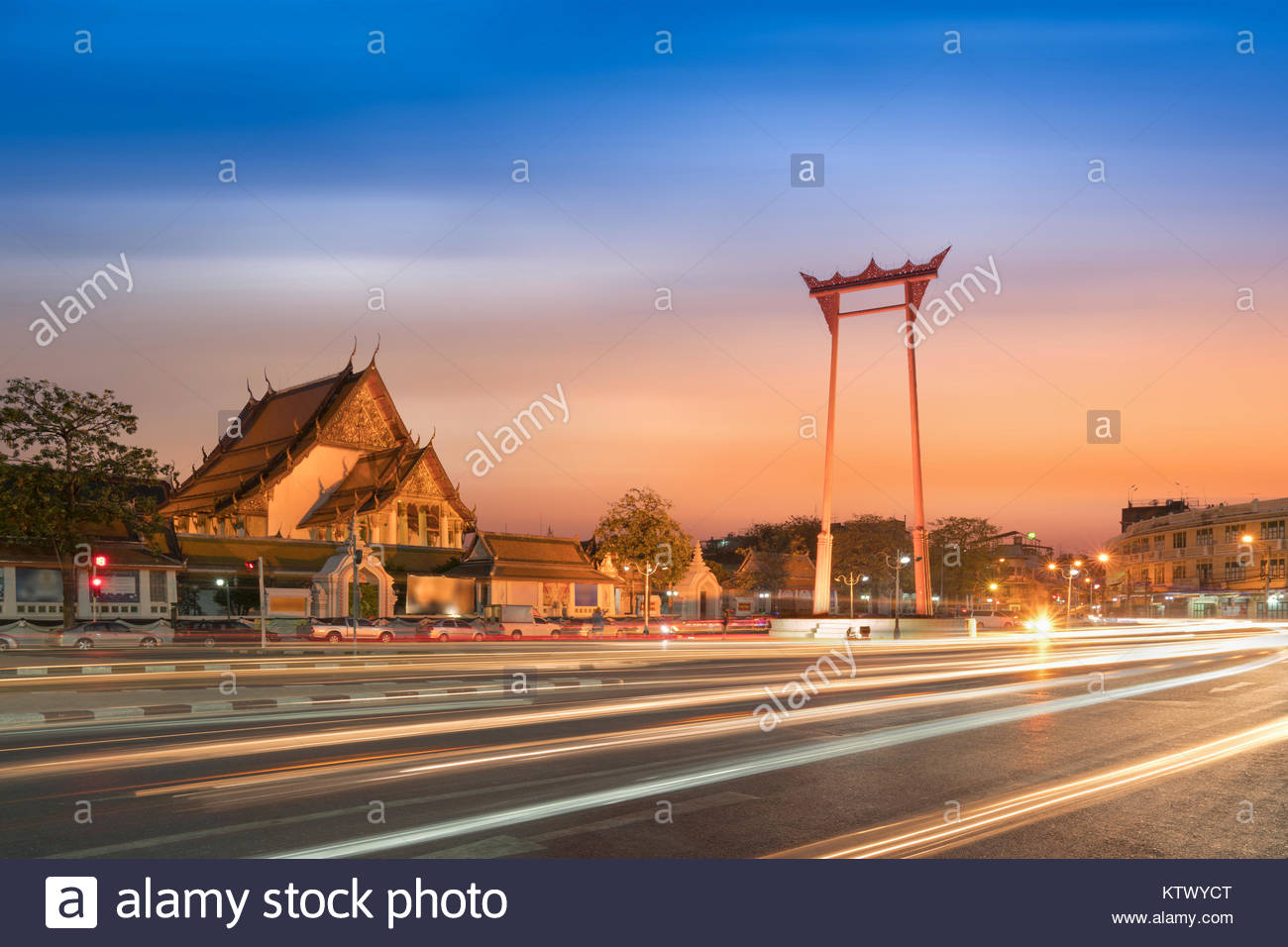 Traditional Modern Architecture Bangkok High Resolution Stock ...
