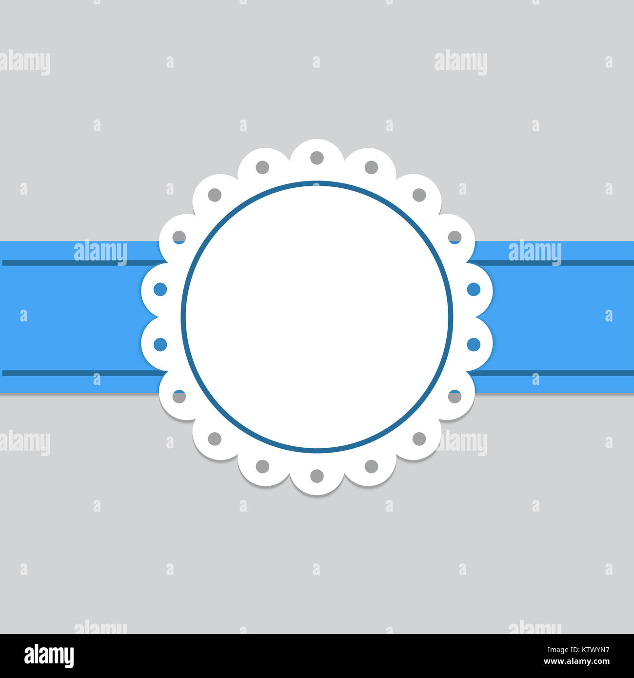 blank circle label design , vector Stock Photo - Alamy