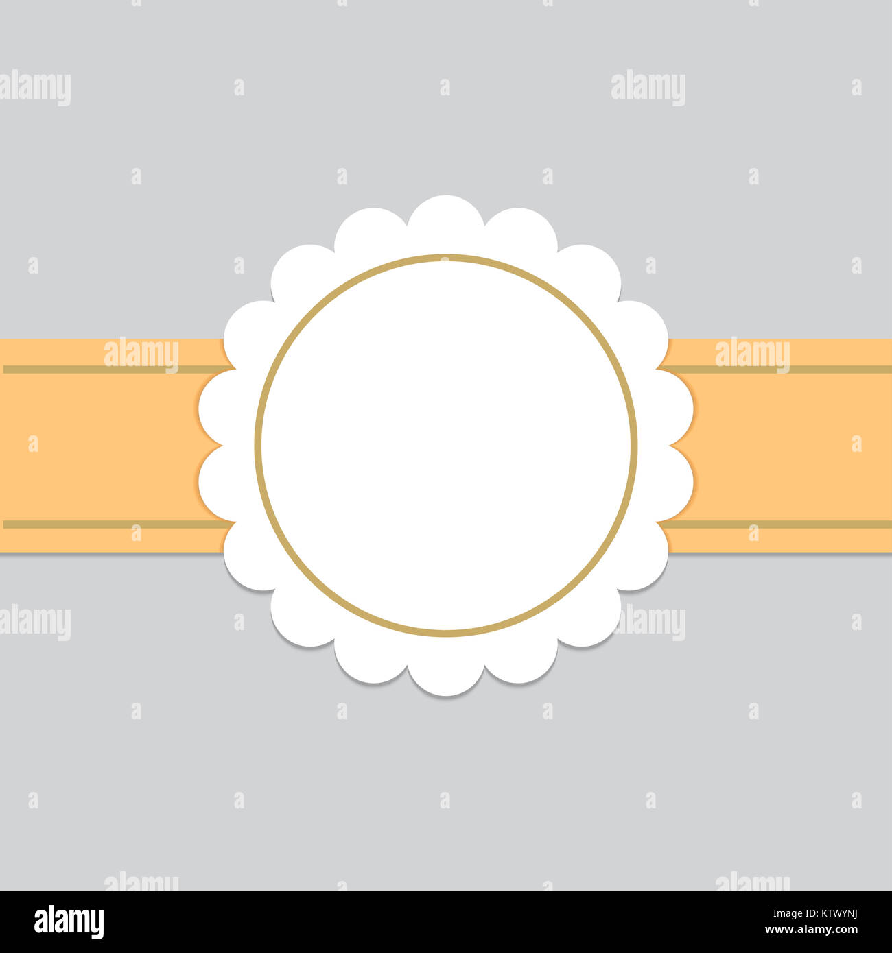 blank circle label design , vector Stock Photo - Alamy