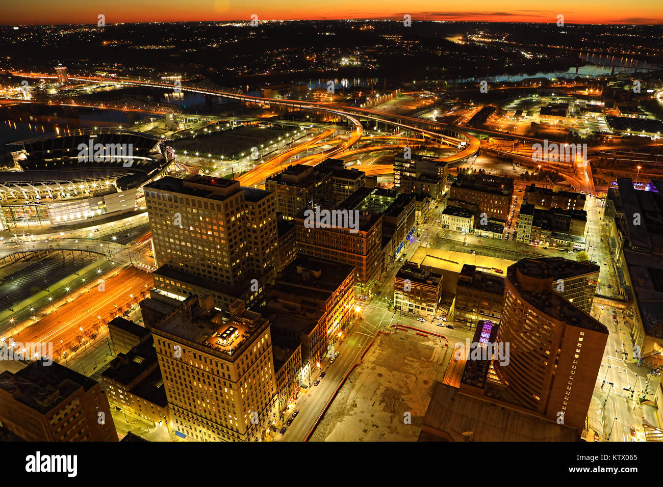 Cincinnati aerial hi-res stock photography and images - Alamy