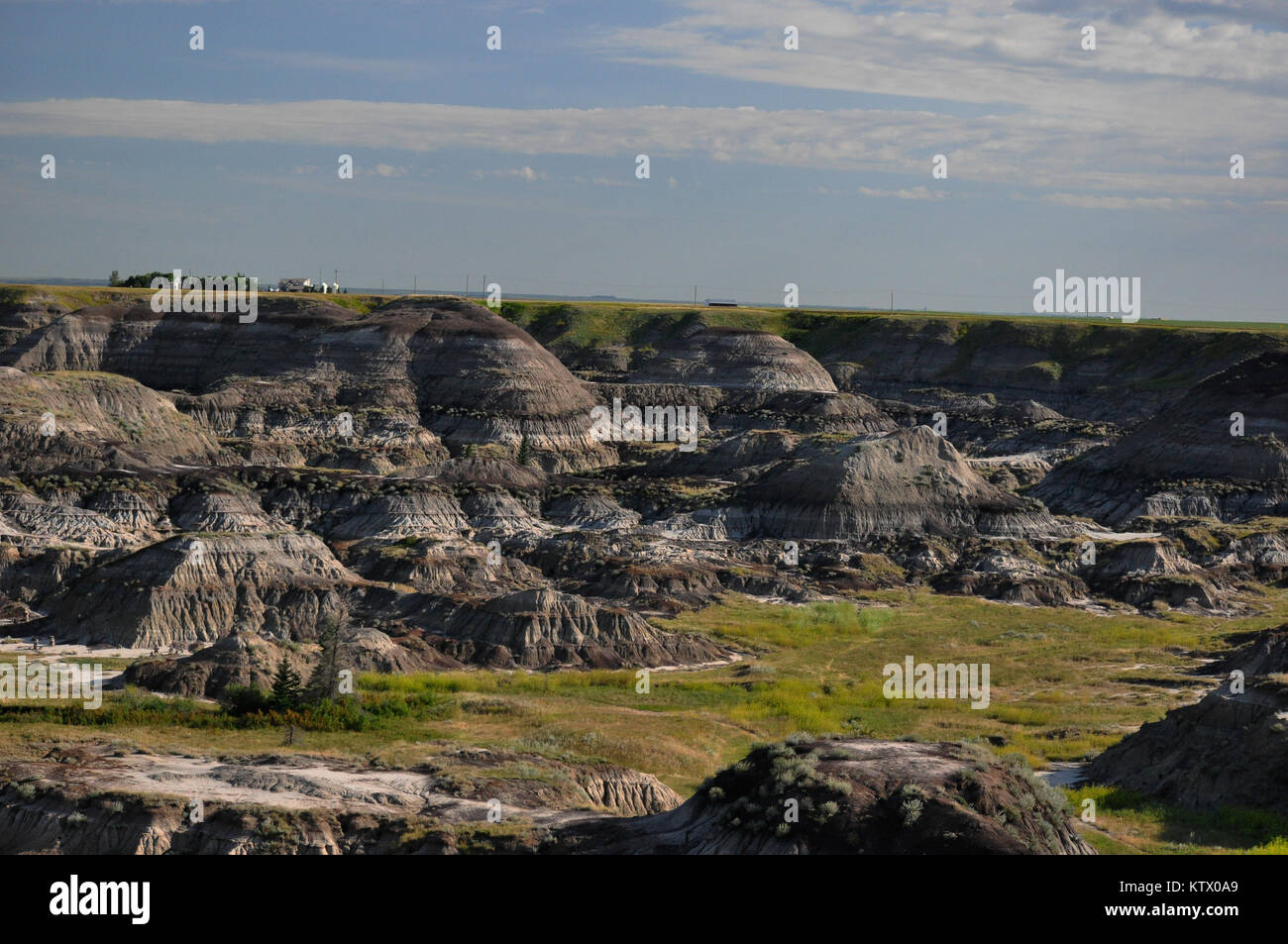 Horsethief Canyon, Starland County, Drumheller, Alberta, Canada Stock ...