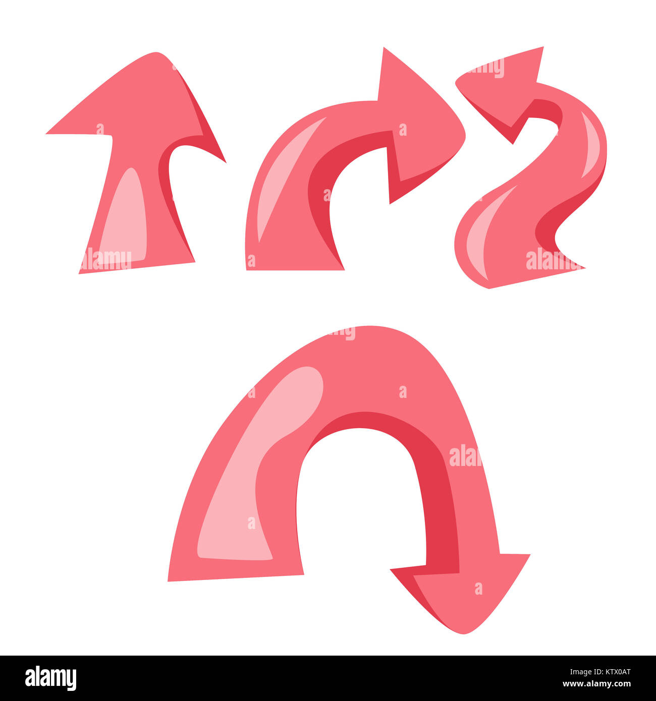 set of arrow , vector illustration Stock Photo - Alamy