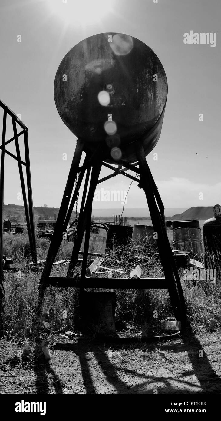 DIesel storage on the ranch, Delta, Colorado, US Stock Photo - Alamy