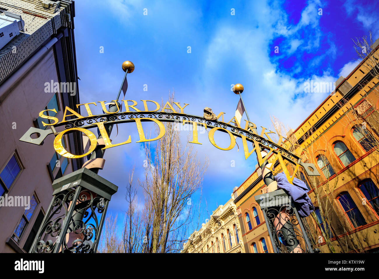 Portland old town chinatown hi-res stock photography and images - Alamy