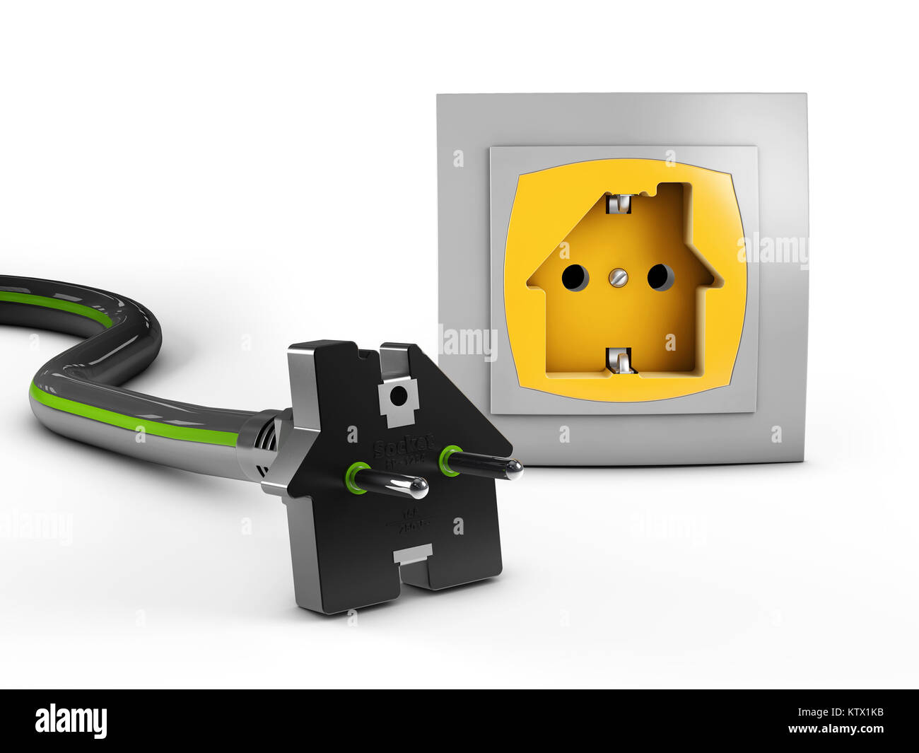 Unplugged Cable Socket Stock Photos & Unplugged Cable Socket Stock ...