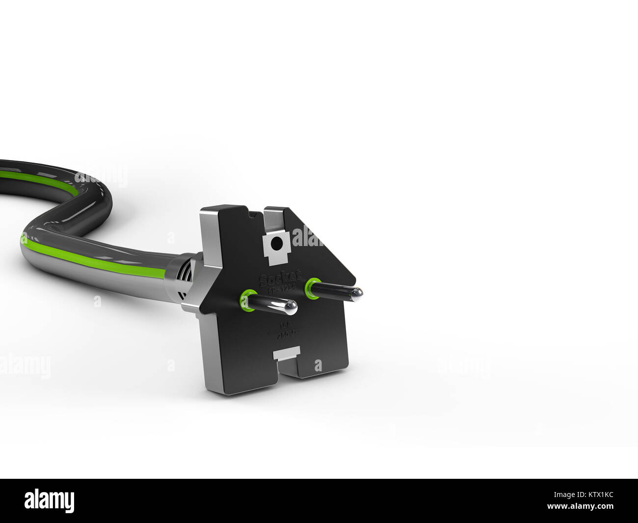 Electricity circuit in house Cut Out Stock Images & Pictures - Alamy