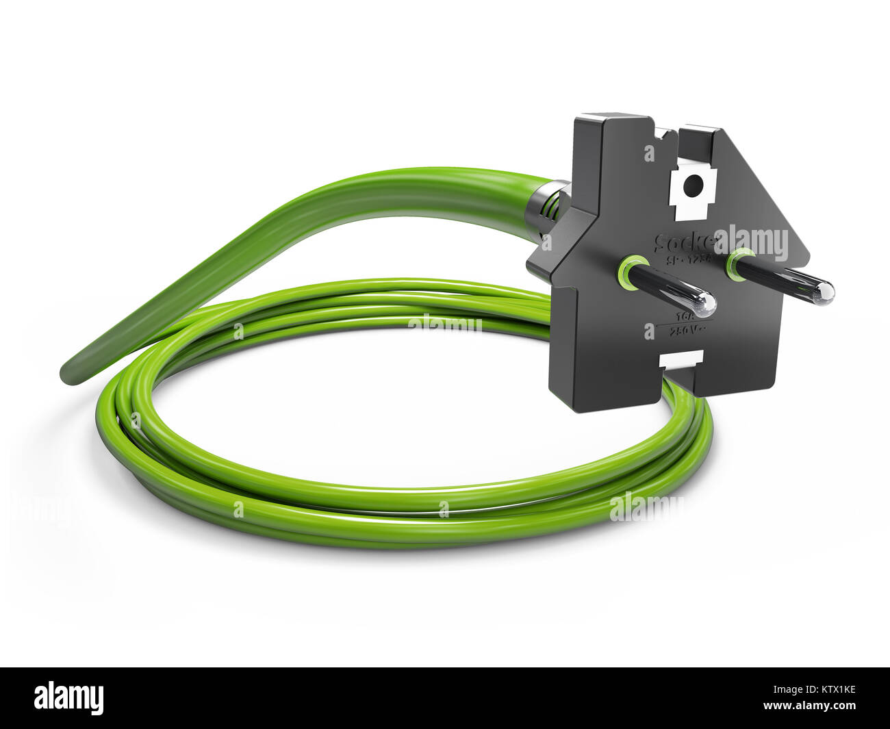 Electricity circuit in house Cut Out Stock Images & Pictures - Alamy