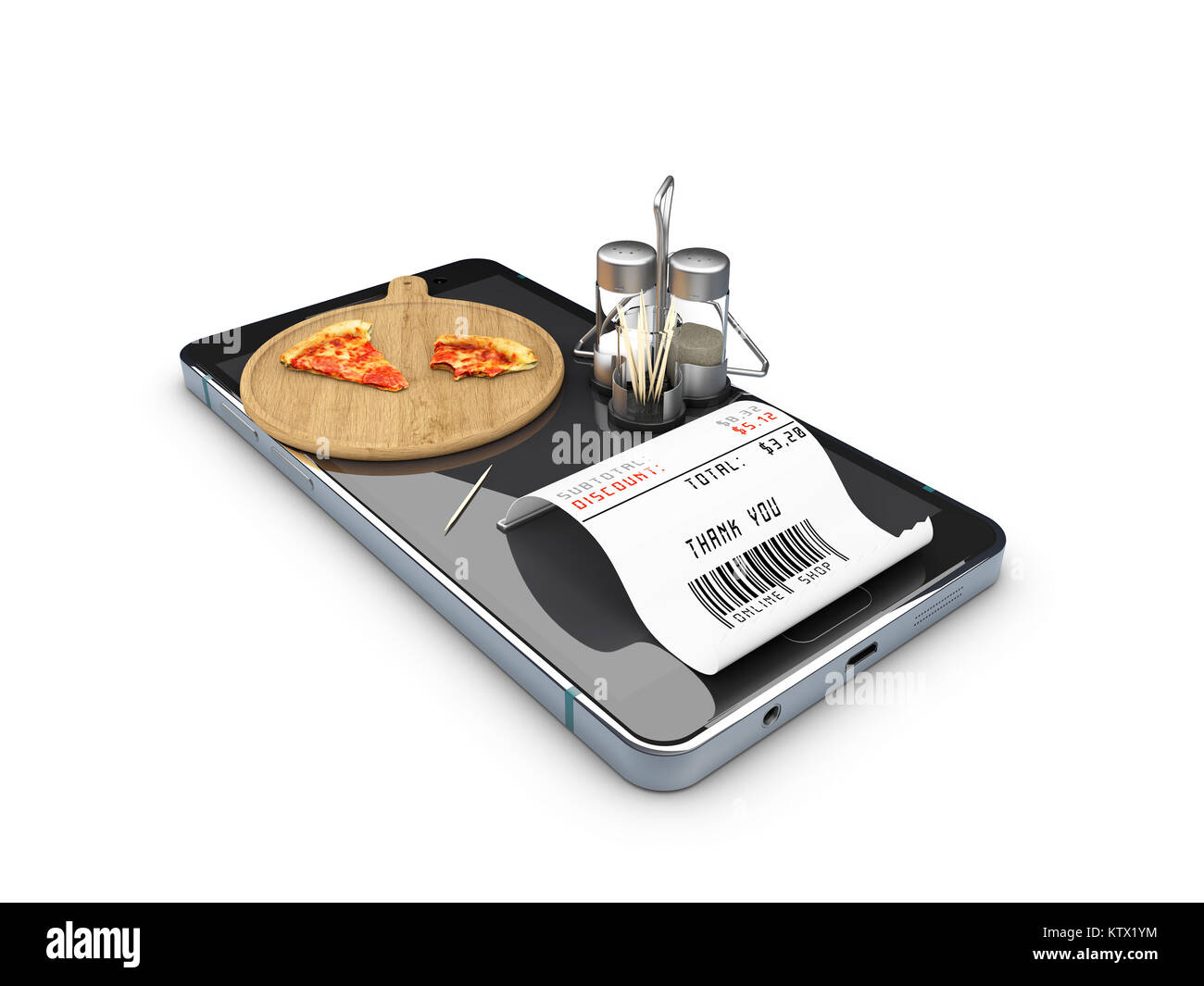 Mobile pizza Cut Out Stock Images & Pictures - Alamy