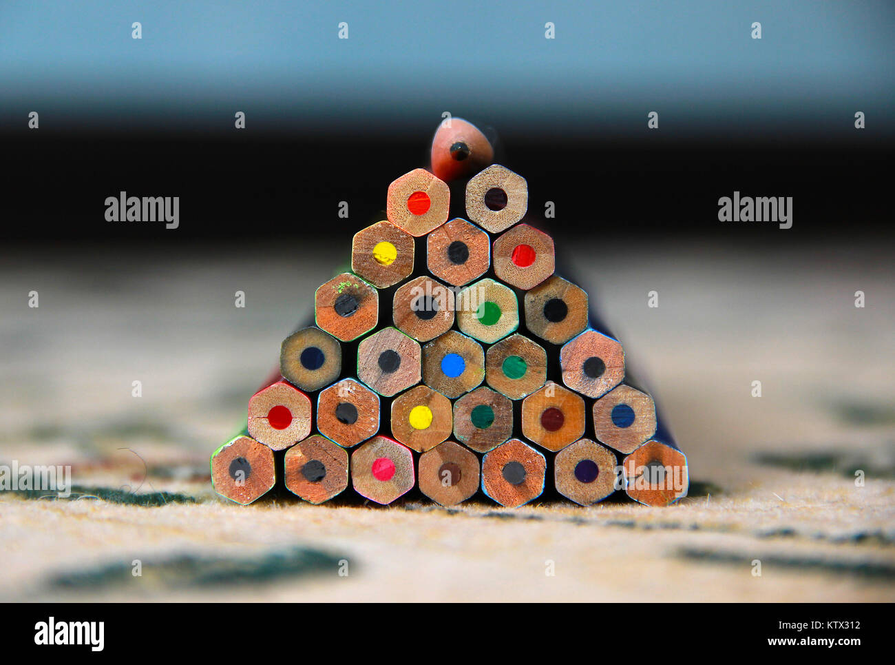 Pencil Pyramid High Resolution Stock Photography and Images - Alamy