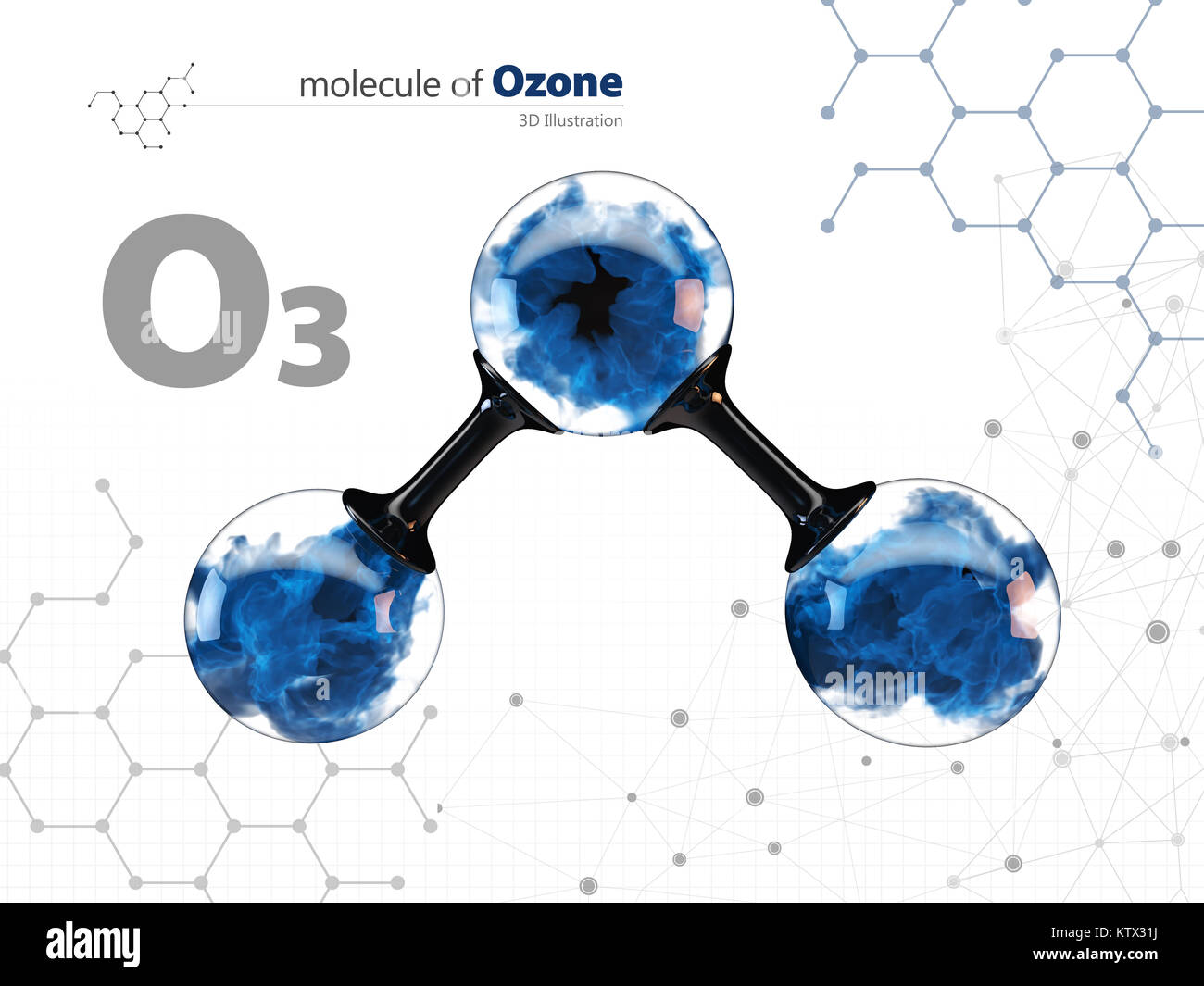 Ozone molecule hi-res stock photography and images - Alamy