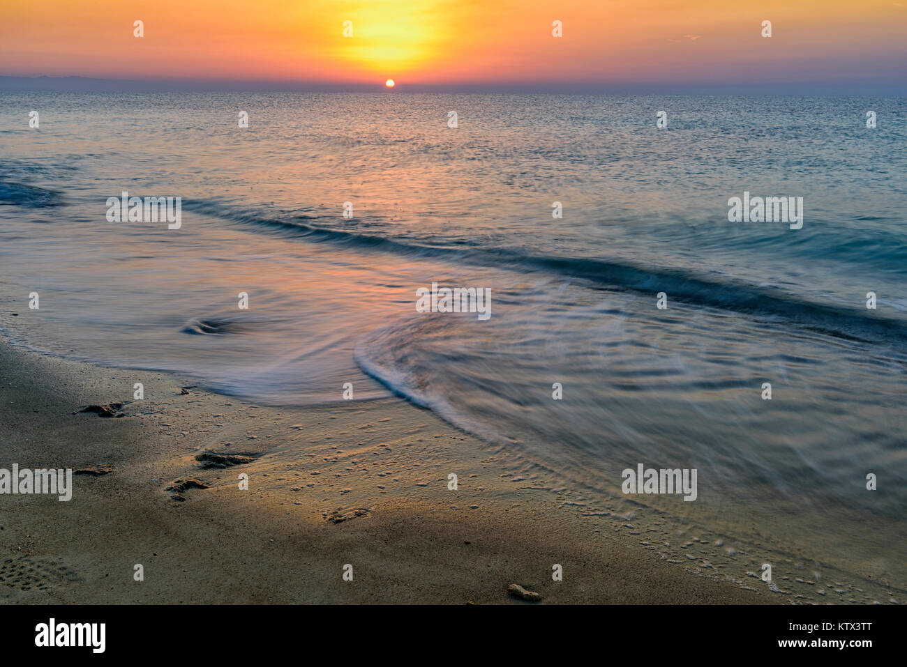 Glory sunrise in hendorabi island,persian gulf, iran Stock Photo - Alamy