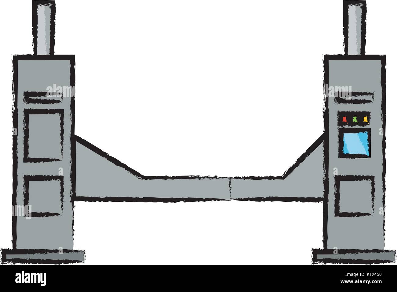 Car repairing engineer Stock Vector Images - Alamy