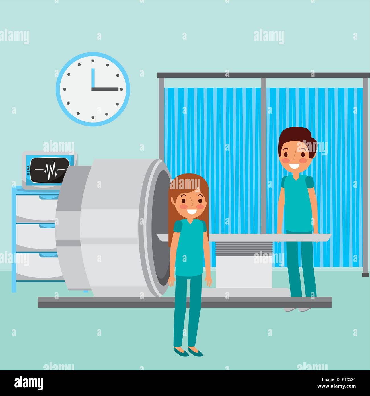 Mri monitor healthcare ct body scan hospital hi-res stock photography ...