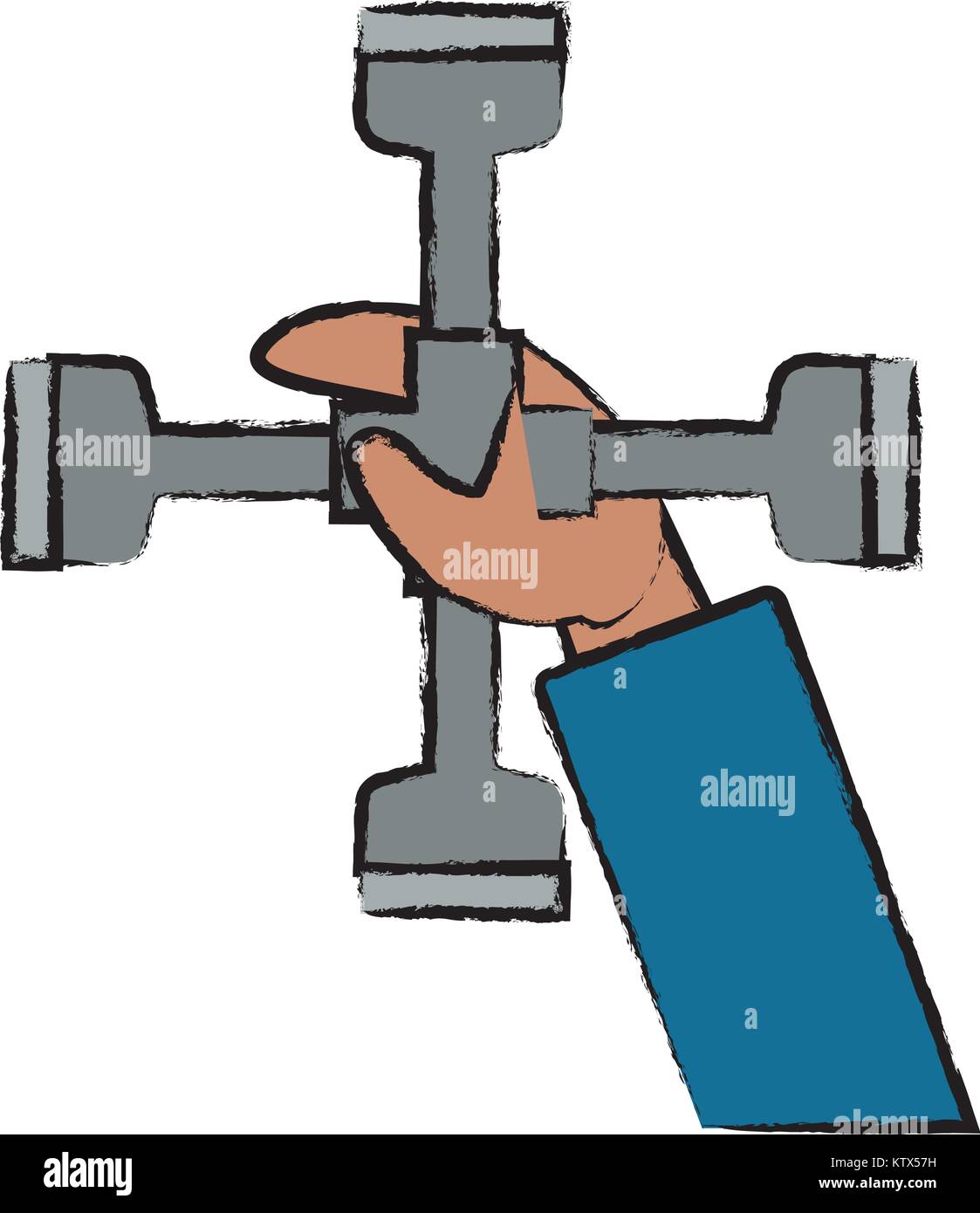 cross piece tool icon Stock Vector Image & Art - Alamy