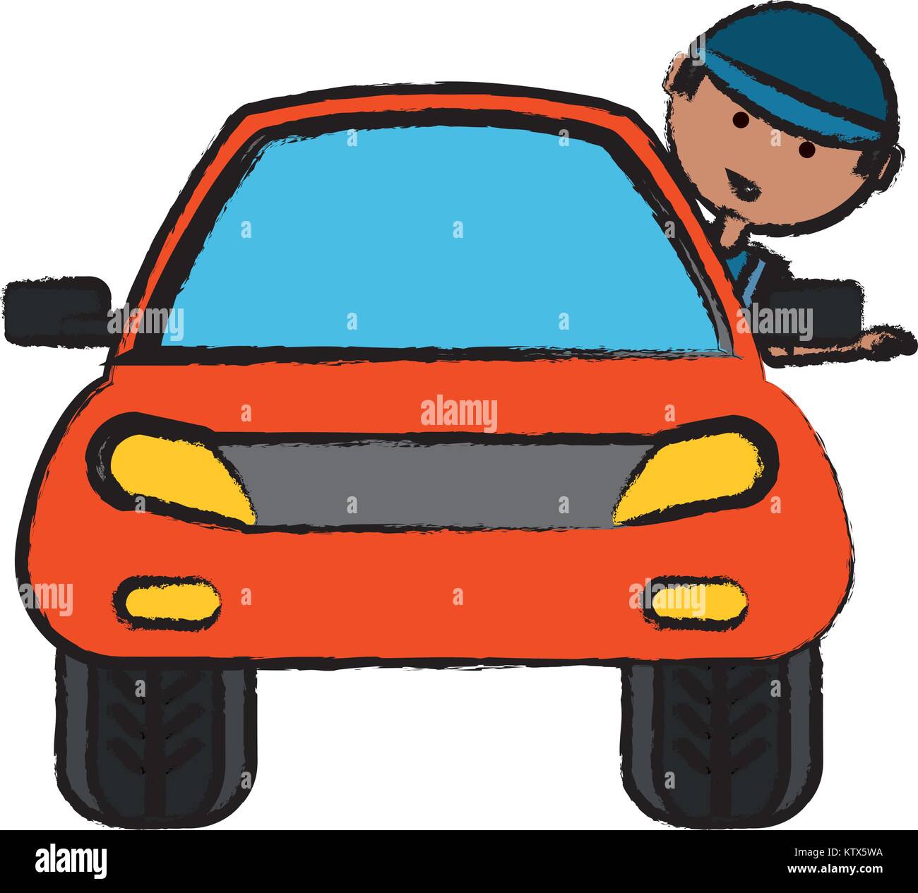 Man Drive Car Cartoon Stock Photos & Man Drive Car Cartoon Stock Images ...