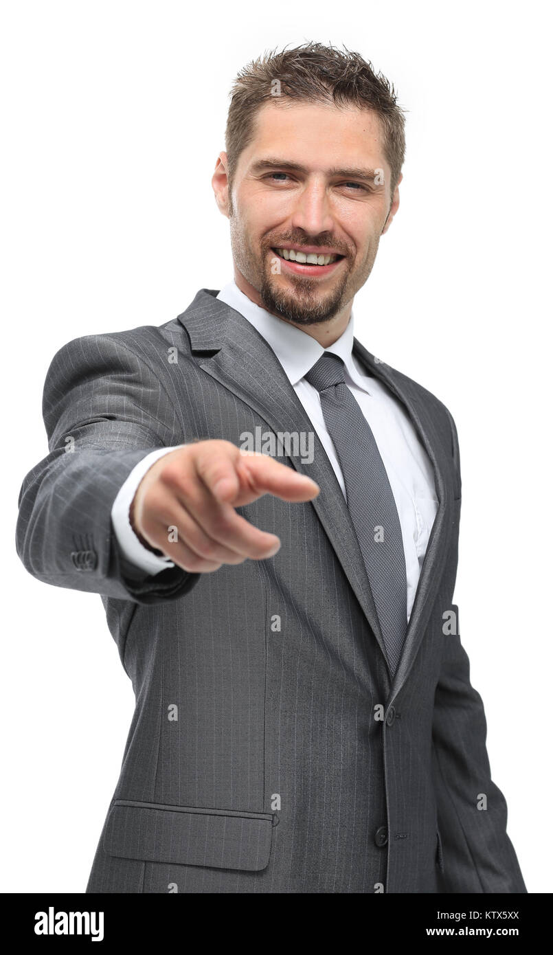 in full growth.closeup.confident businessman pointing forward Stock ... in full growth.closeup.confident businessman pointing forward Stock ...