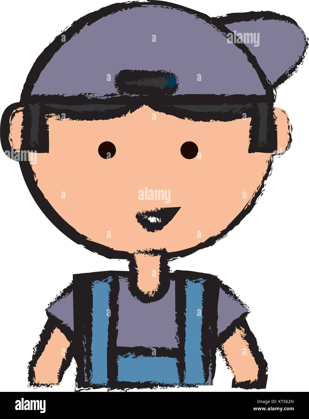 cartoon mechanic man icon Stock Vector Image & Art - Alamy