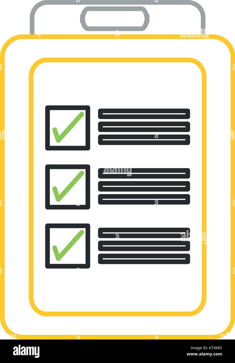 checklist icon image Stock Vector Image & Art - Alamy