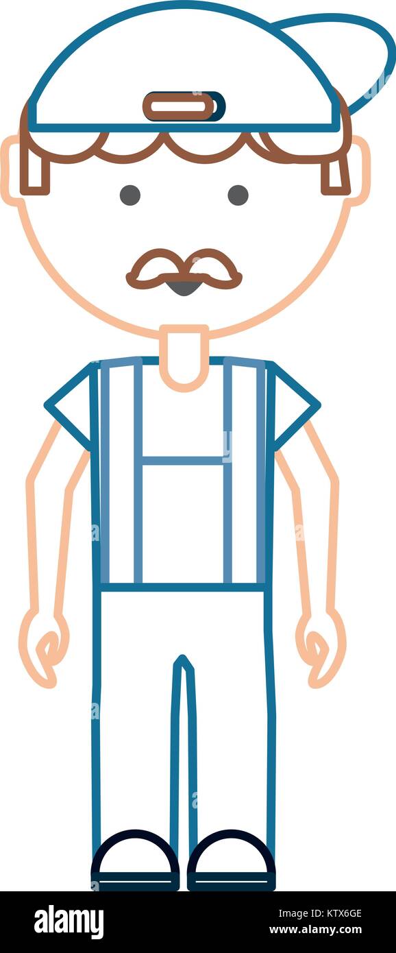 cartoon mechanic man icon Stock Vector Image & Art - Alamy