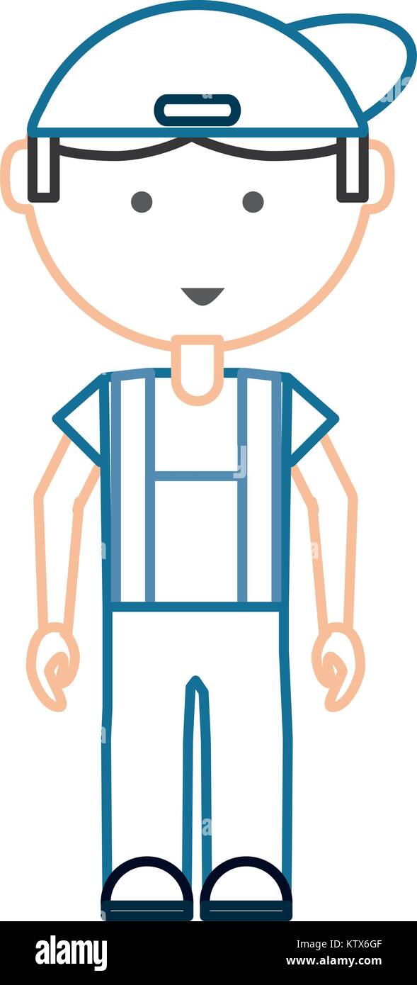 cartoon mechanic man icon Stock Vector Image & Art - Alamy