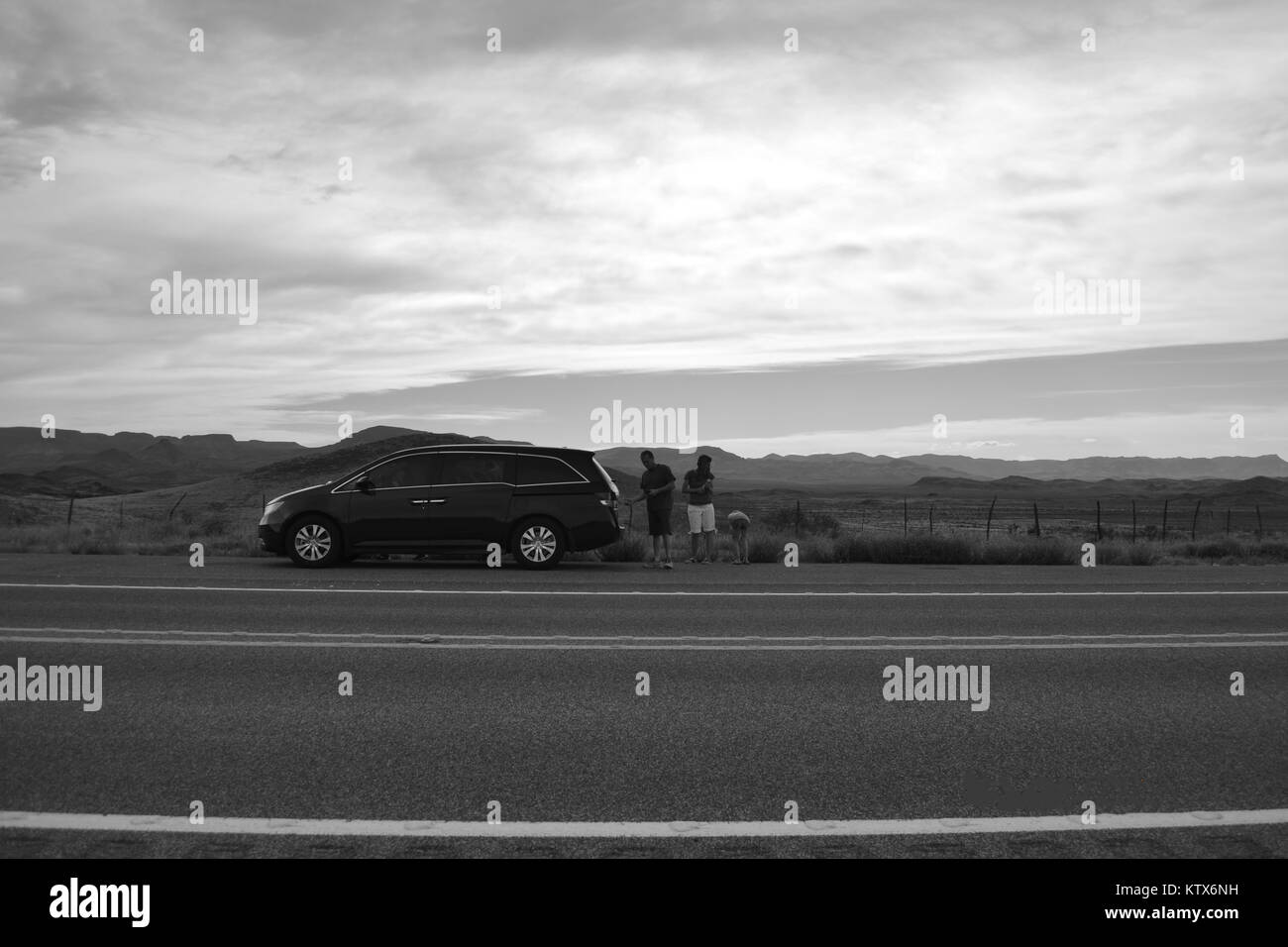 Road Trip Break in West Texas Stock Photo - Alamy