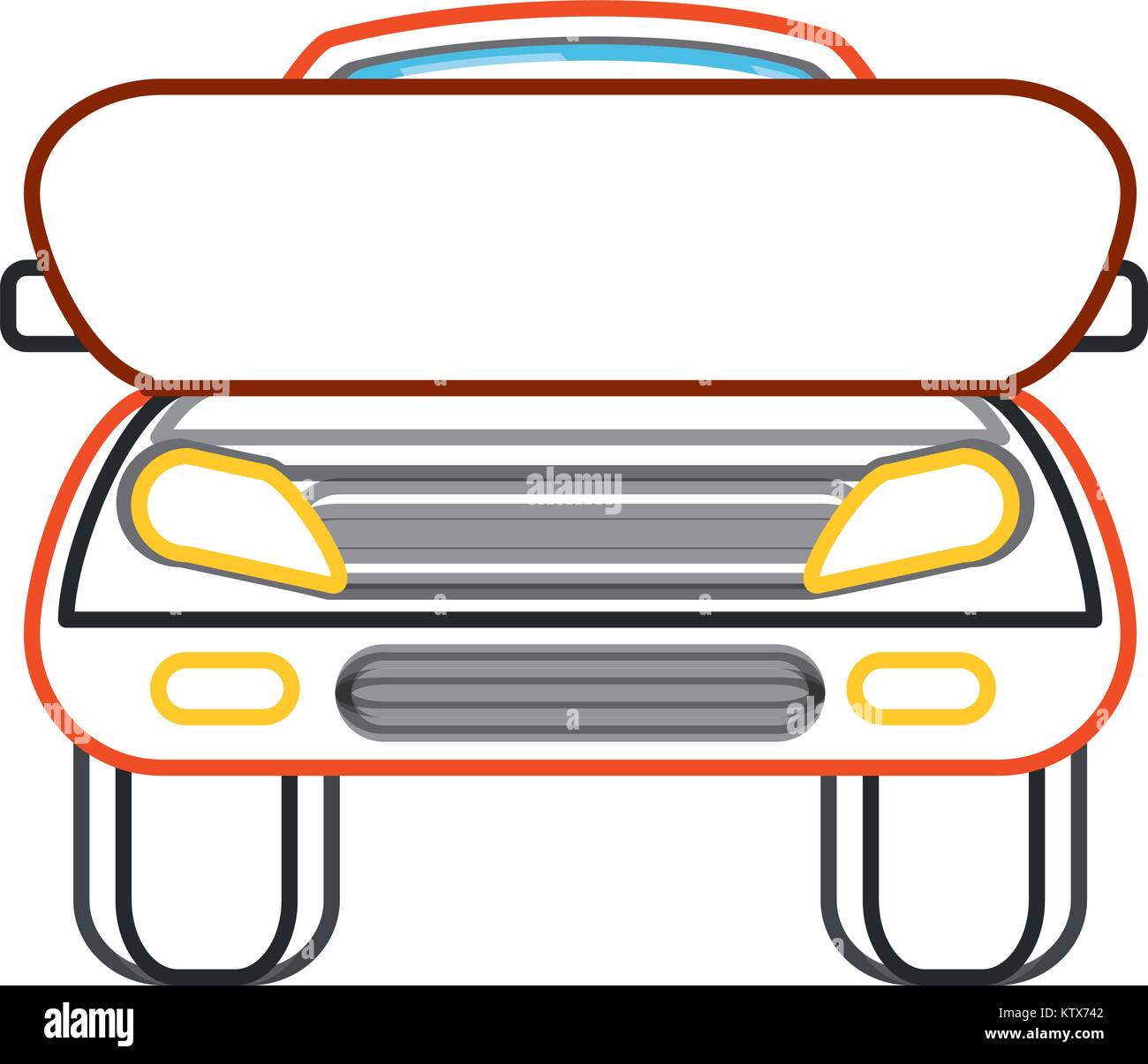 Open sunroof Stock Vector Images - Alamy