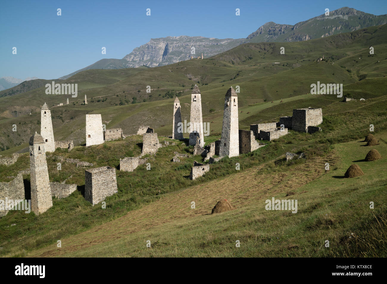 Erzi medieval complex, Ingushetia/Chechnya, North Caucasus, Military ...