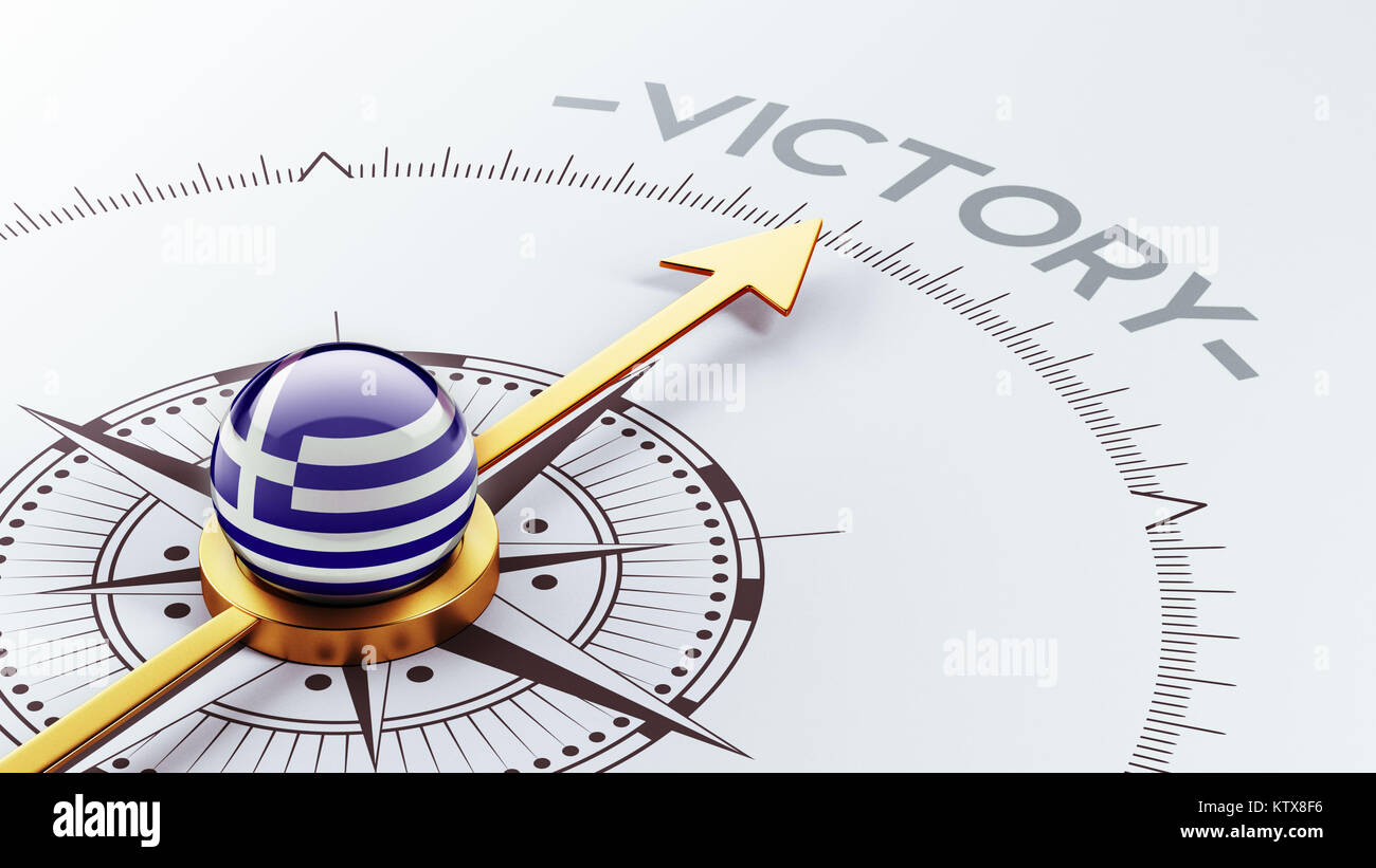Greece High Resolution Victory Concept Stock Photo - Alamy
