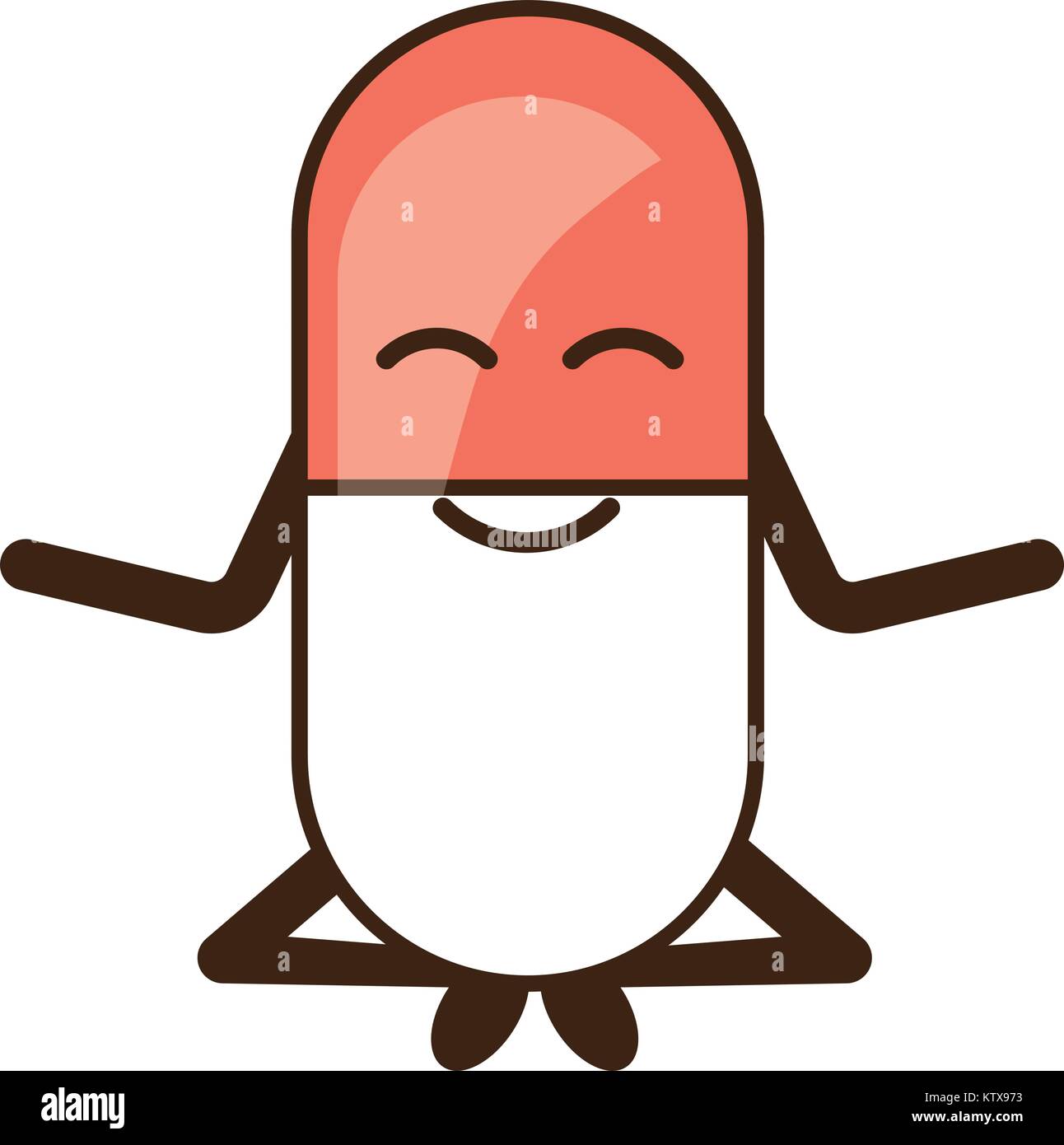 kawaii pill icon image Stock Vector Image & Art - Alamy