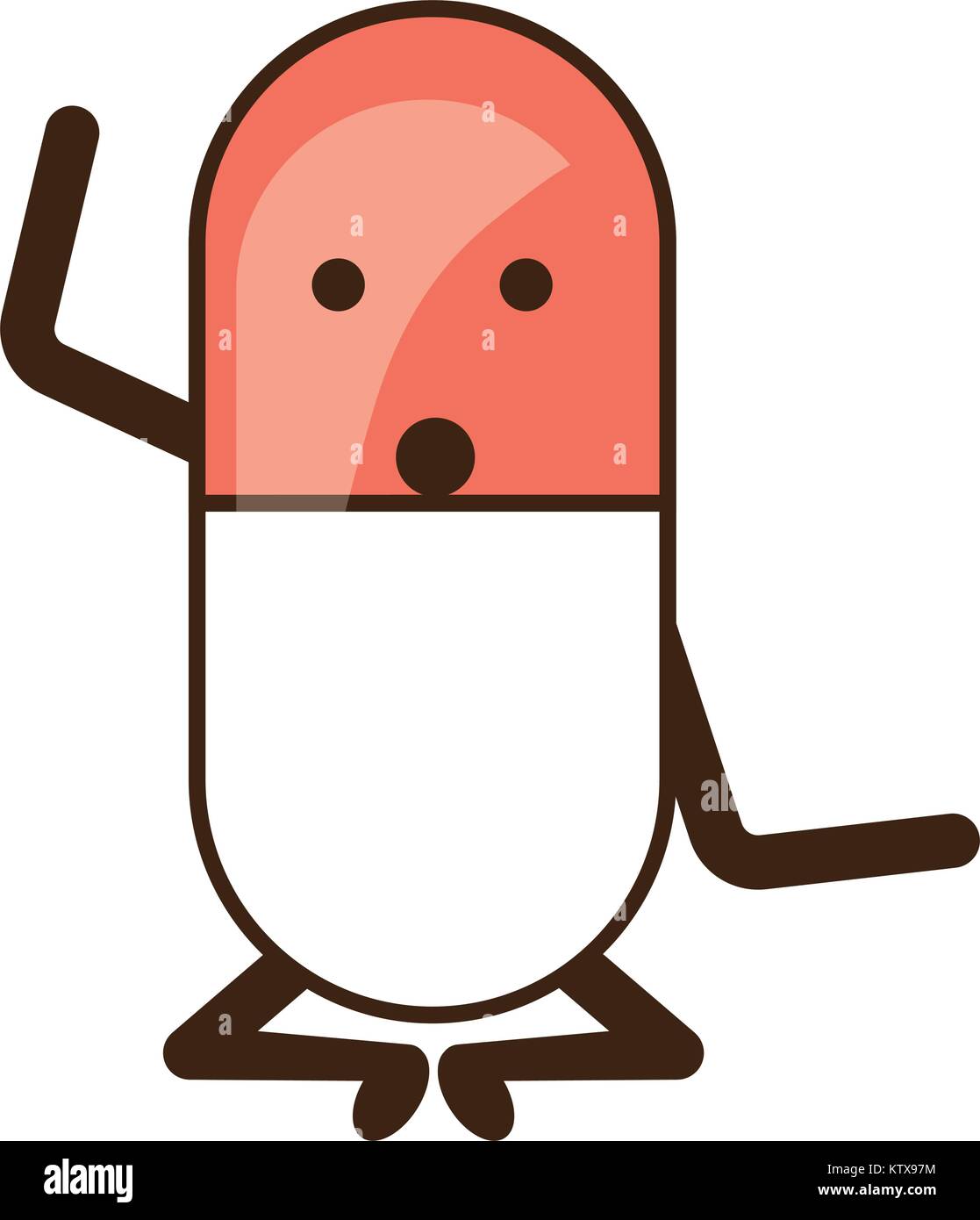 kawaii pill icon image Stock Vector Image & Art - Alamy