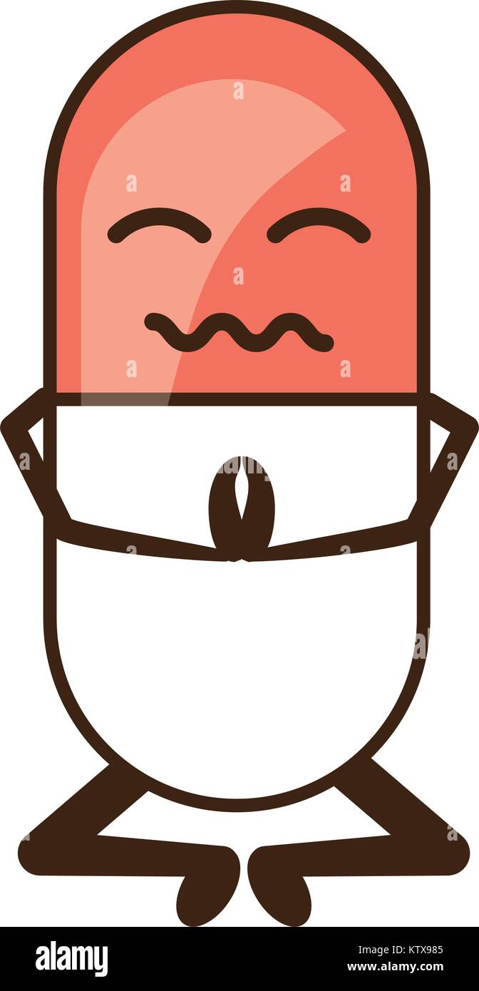 kawaii pill icon image Stock Vector Image & Art - Alamy