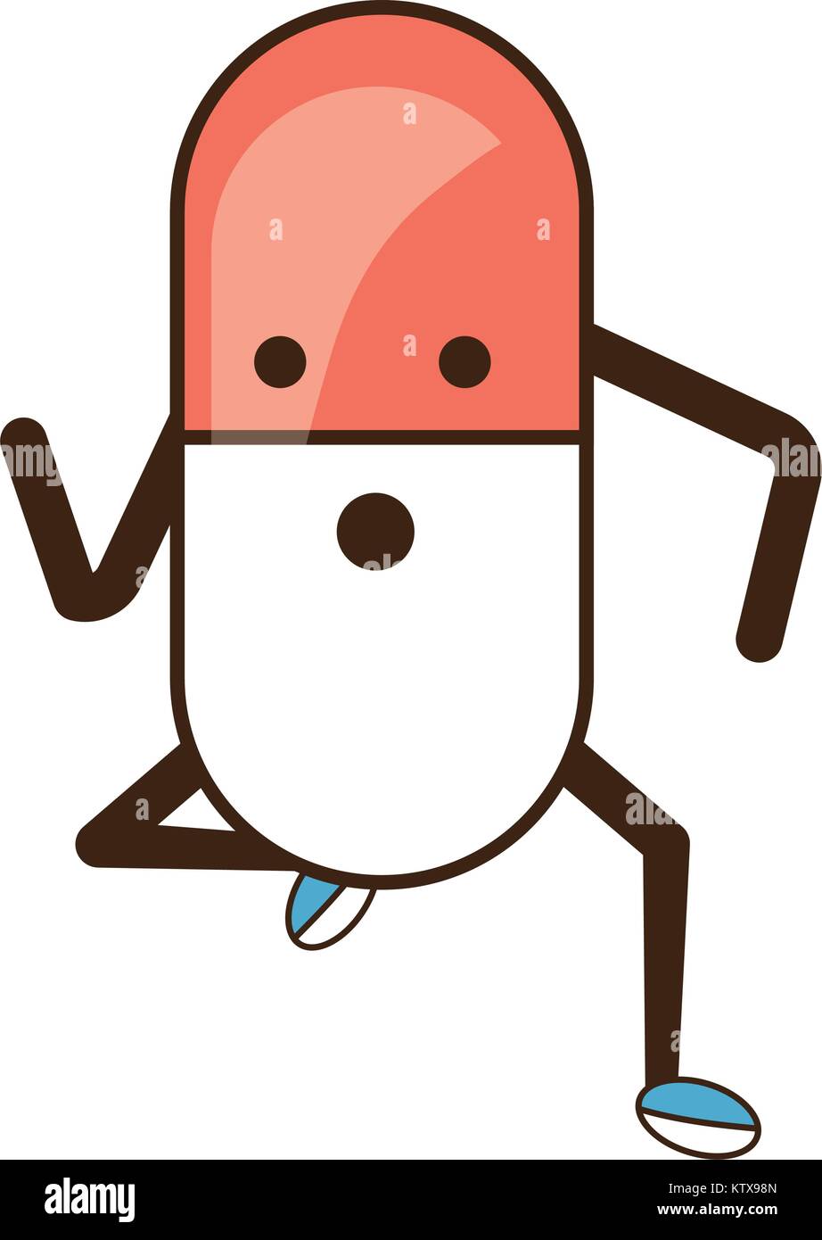 kawaii pill icon image Stock Vector Image & Art - Alamy