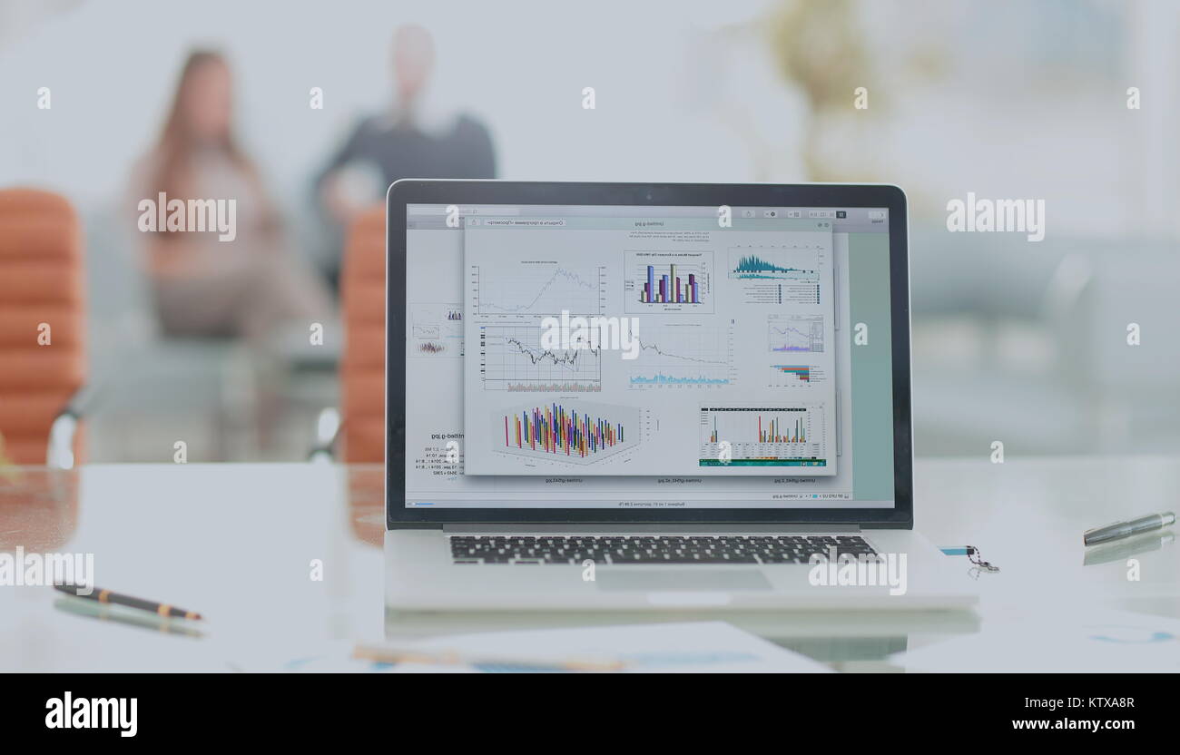 Interior of the modern office. Job computer Stock Photo - Alamy