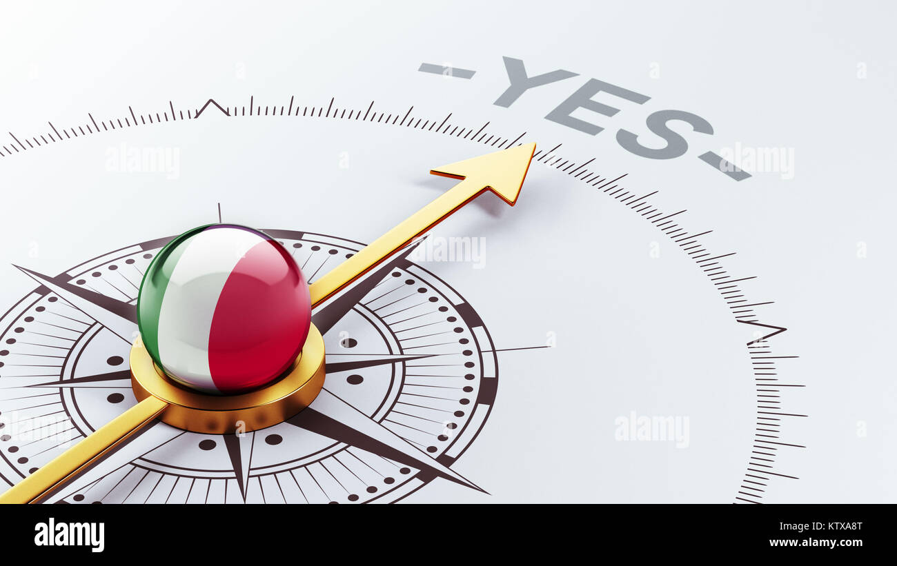 Italy High Resolution Yes Concept Stock Photo - Alamy